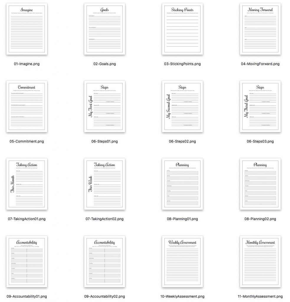 Simple Success Planner Pack